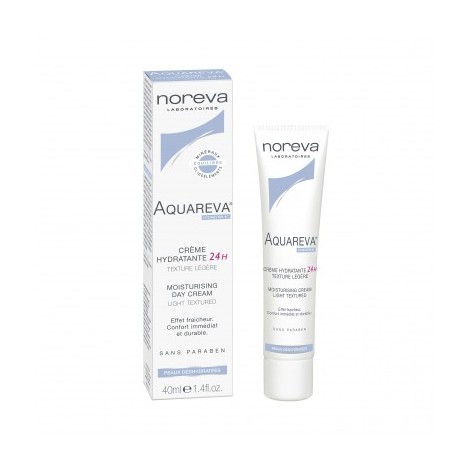 Noreva Aquareva Crème hydratante 24H Texture Légère 40 ml - APYAPARA